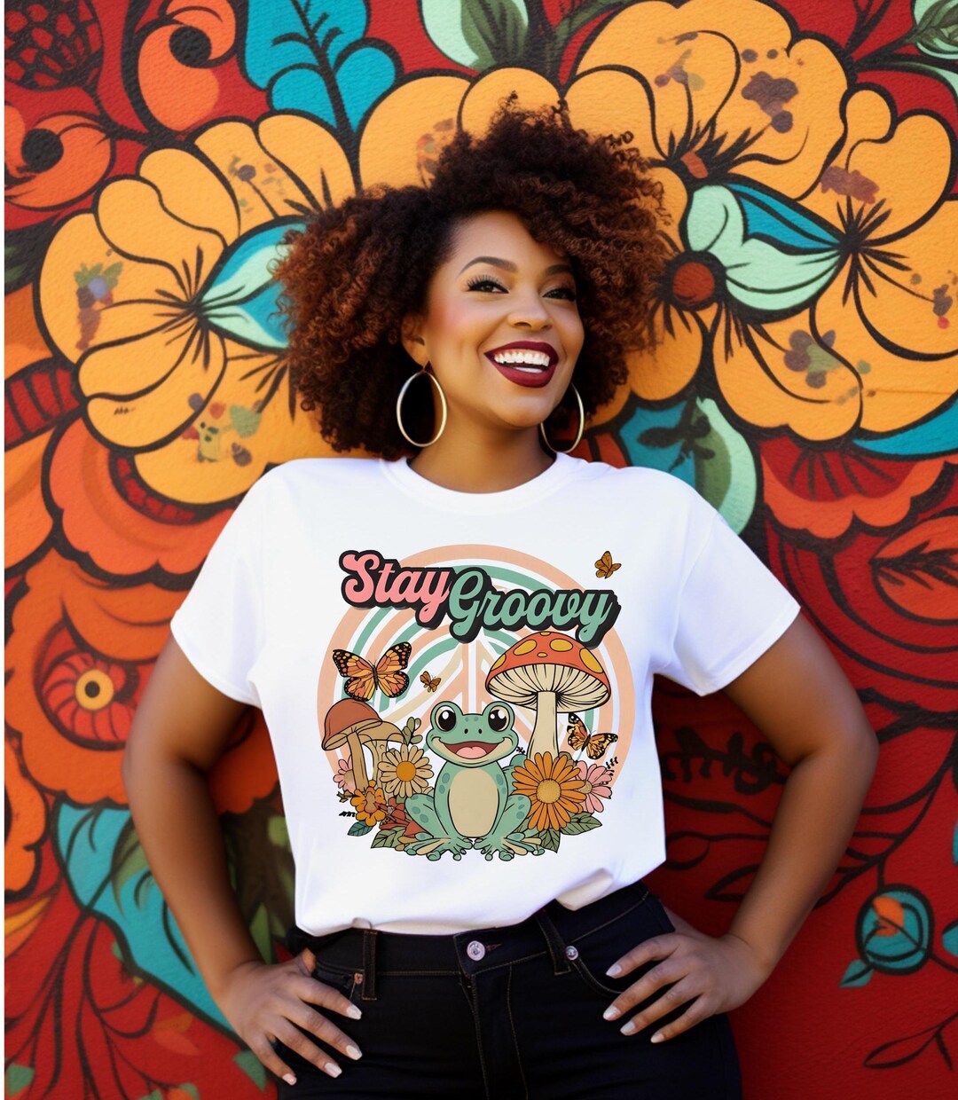 Retro Stay Groovy Design PNG - Etsy