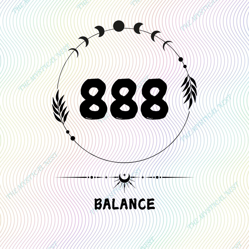 Angel Number 888 PNG, Manifest PNG, Divine Guidance, Angel Number ...