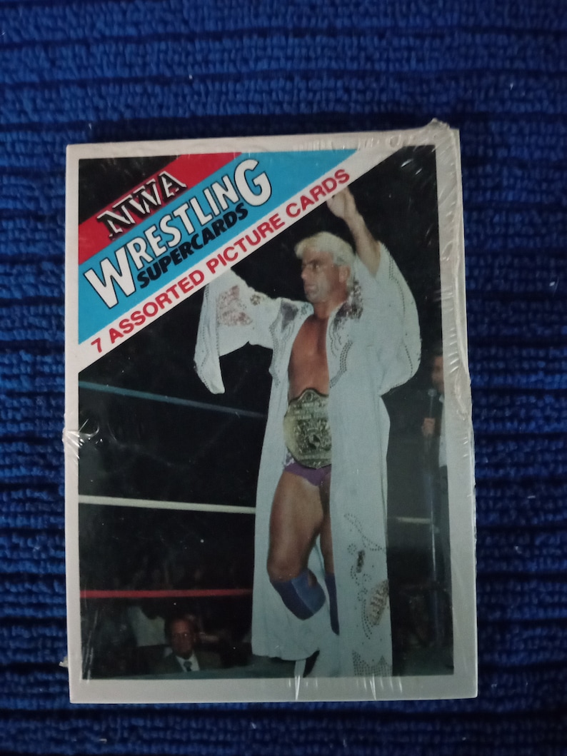 1988 Wonderama NWA Wrestling Super Cards Sealed Pack Ric Flair - Etsy