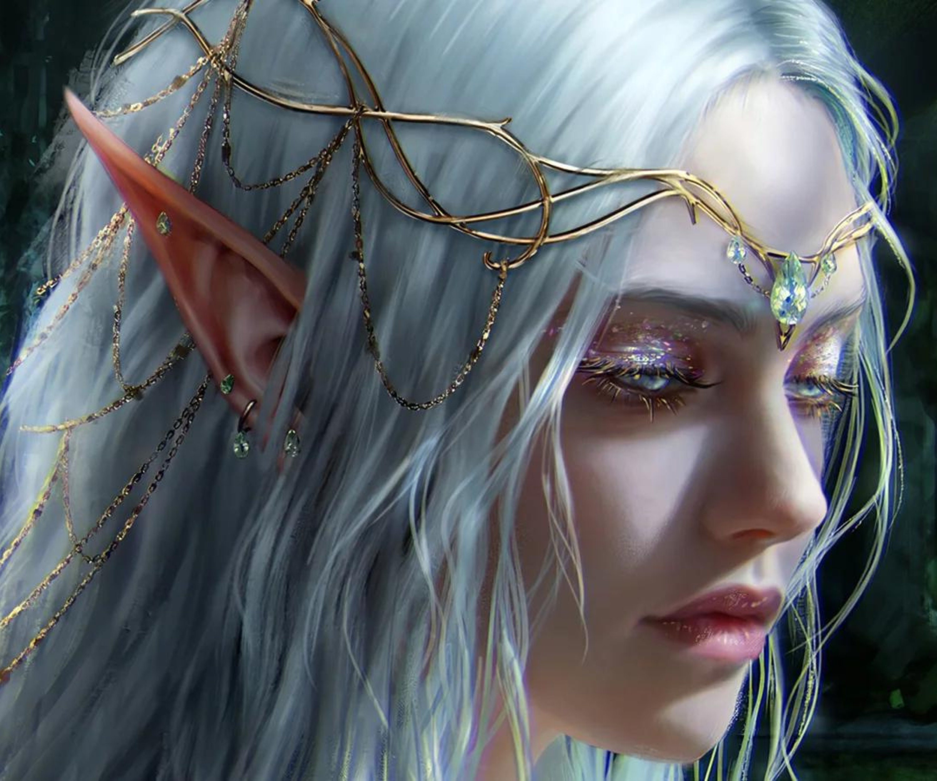 Elven Reverse Adoption | Fantasy Reverse Adoption | Elven Nursery Decor | Custom Elven Artwork ...