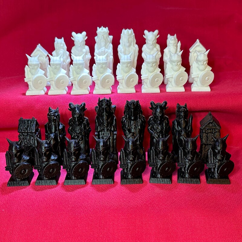 3d Printed Chess Set - Etsy