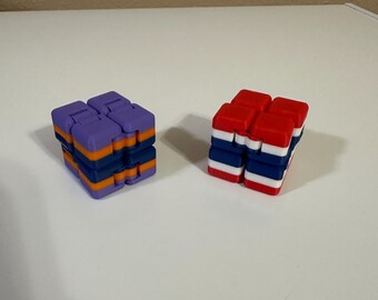 3D Printed Infinity Fidget Cube Tiktok Toy for ADHD and Stress Relief ...