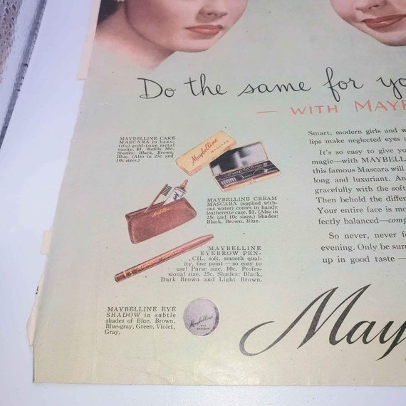 Magazine Ads For Mascara