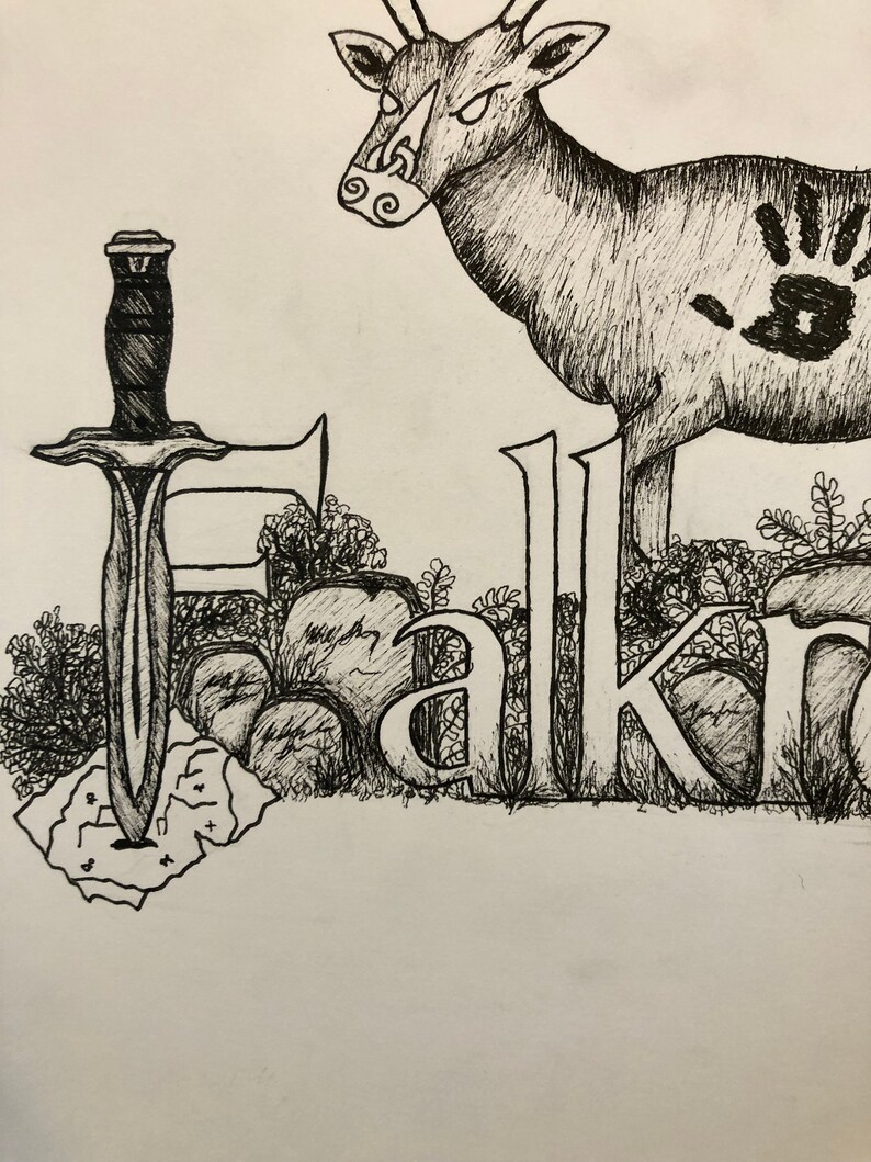 Original Falkreath Inspired Drawing 03 Micron Pen Skyrim - Etsy
