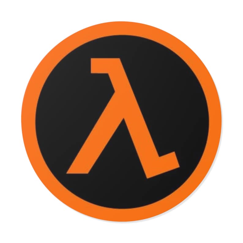 Lambda Half Life Sticker (vinyl) - Etsy
