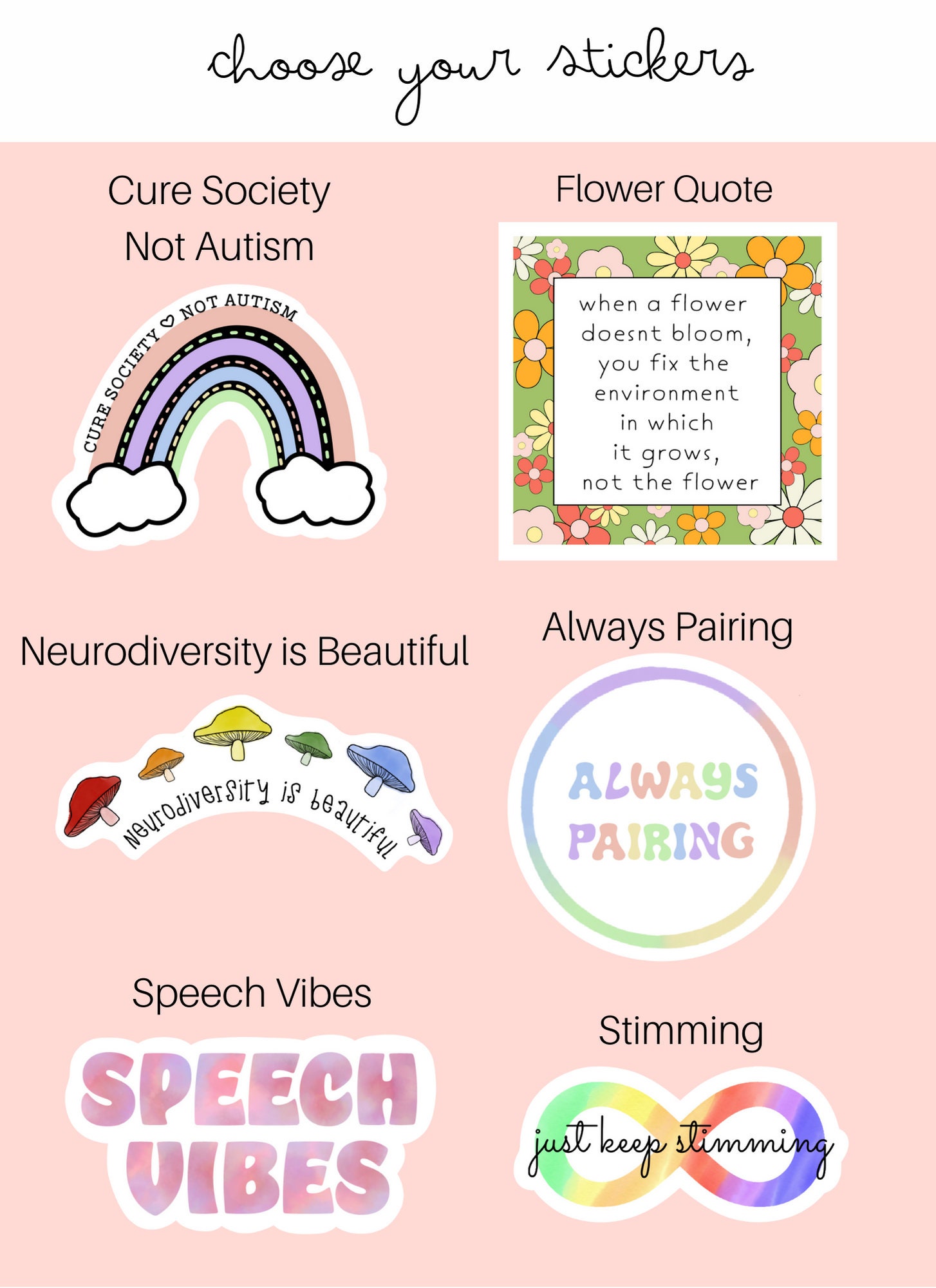 Choose Your Stickers 2 Mini Vinyl Sticker Waterproof - Etsy