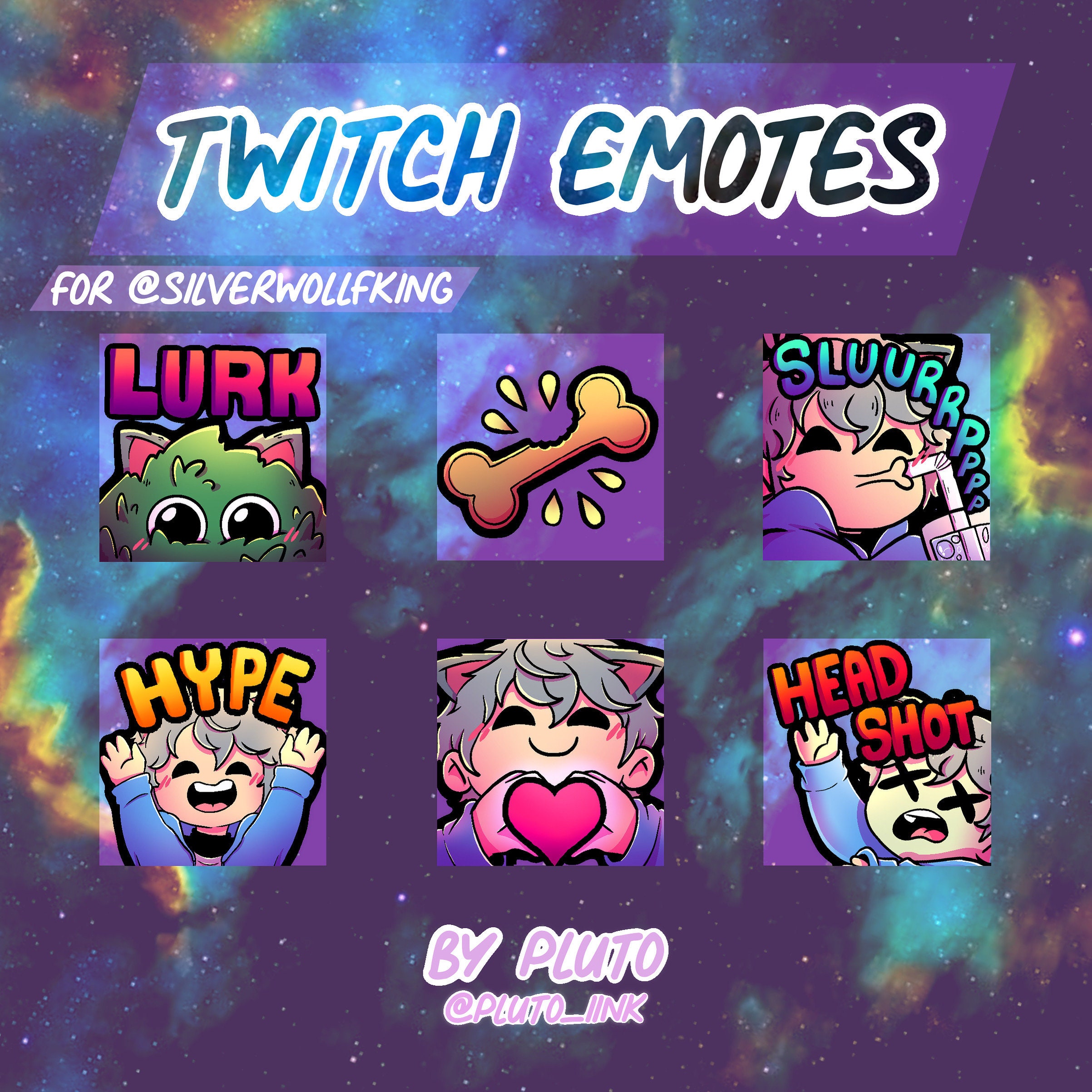 Custom Emotes, Emojis, Sticker or Sub Emotes for Your Twitch, Youtube ...