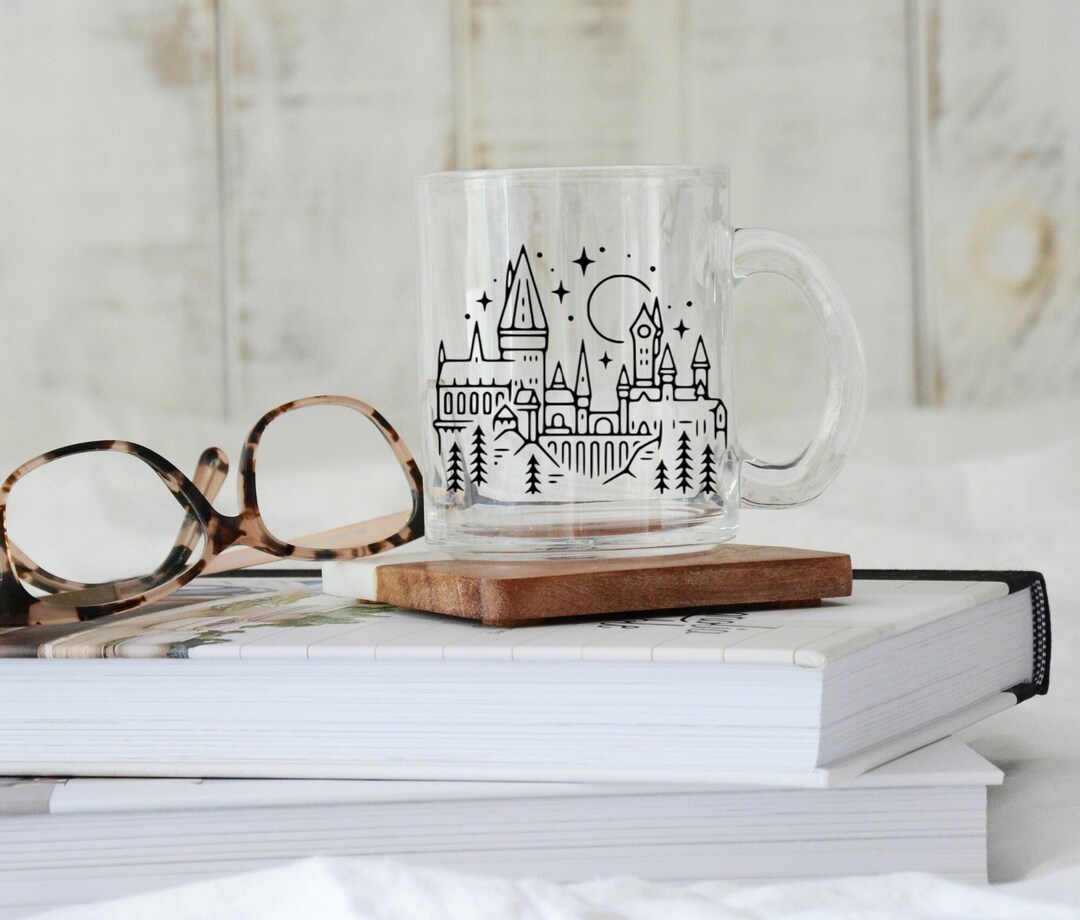 DEFECTIVE/IMPERFECT Wizard Mug Wizard Castle Mug 11 Oz. Glass Mug ...