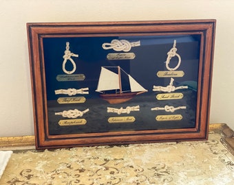 Nautical Knots Shadow Box - Etsy