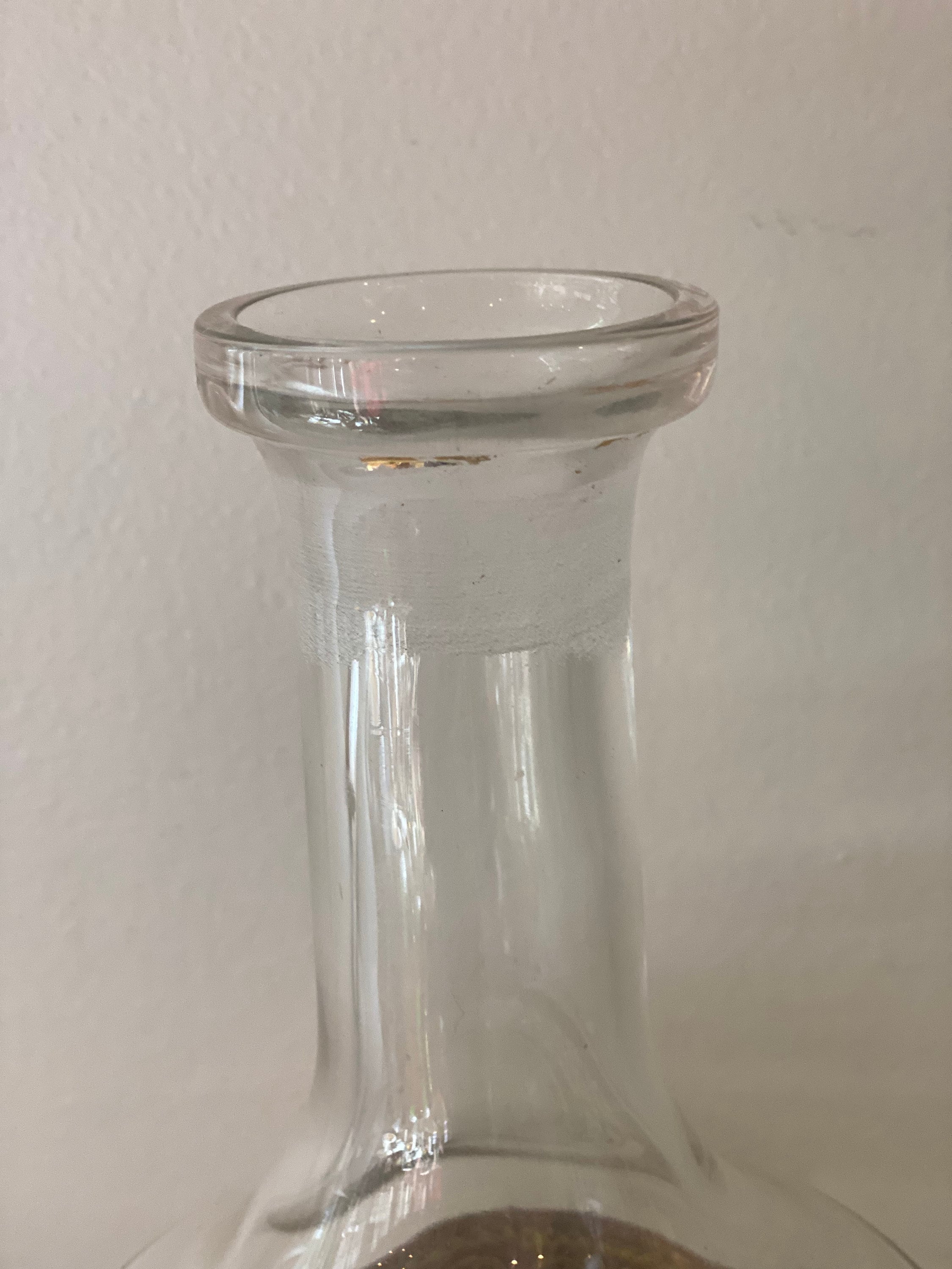 MCM Culver Glass Decanter Valencia Green and Gold - Etsy