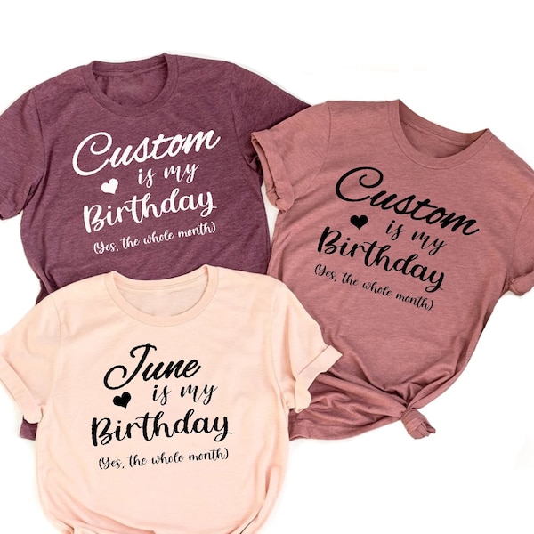 Custom Birthday Shirt - Etsy