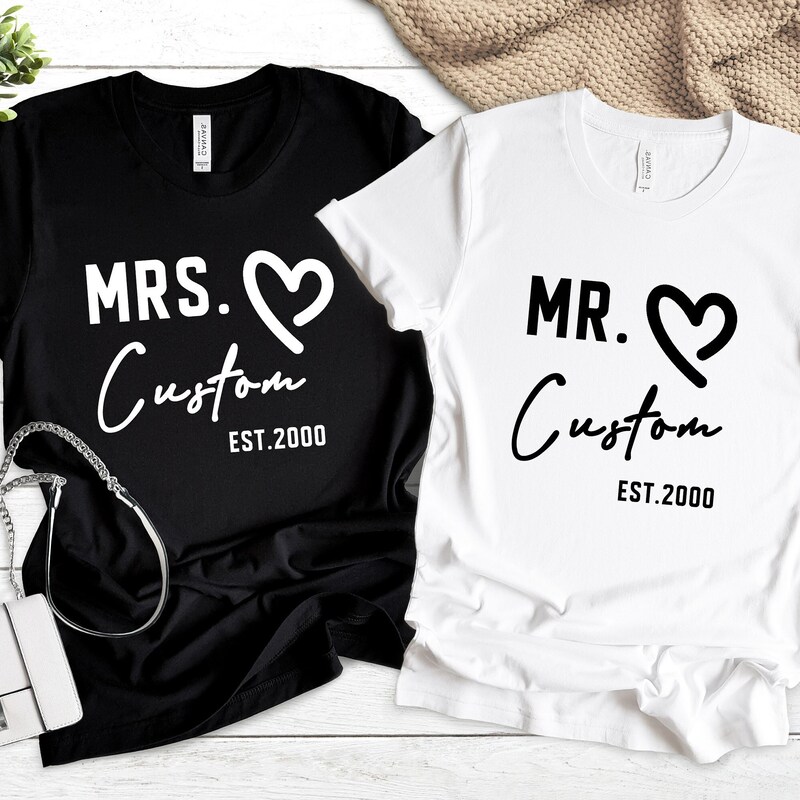 Personalized Couple Shirts - Etsy