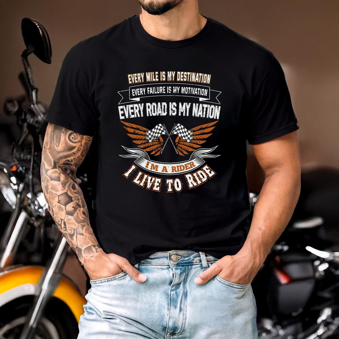 I Love to Ride Shirt, I'm a Rider T-shirt, Motorcycle Shirt ...