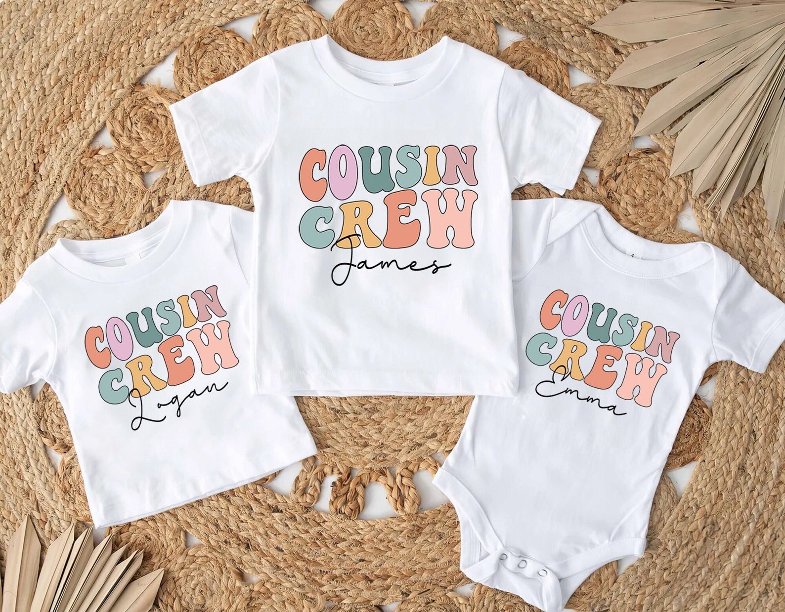 Cousin Crew Shirts for Kids, Big Cousin Shirts Matching Cousin Tshirt, New to the Crazy Cousin ...