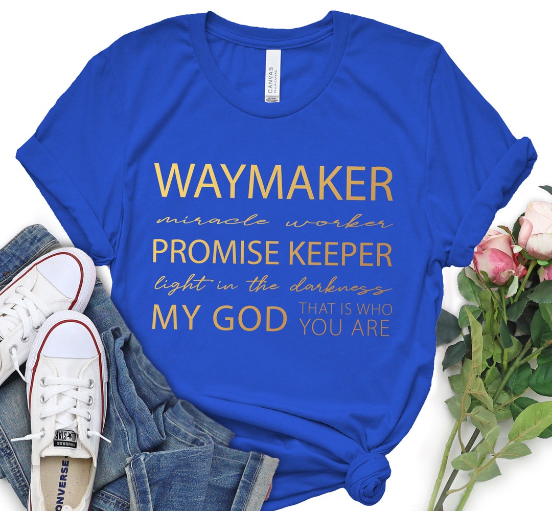 Way Maker Shirt, Christian Shirt, Religious Shirt, Bible Verse Shirt ...