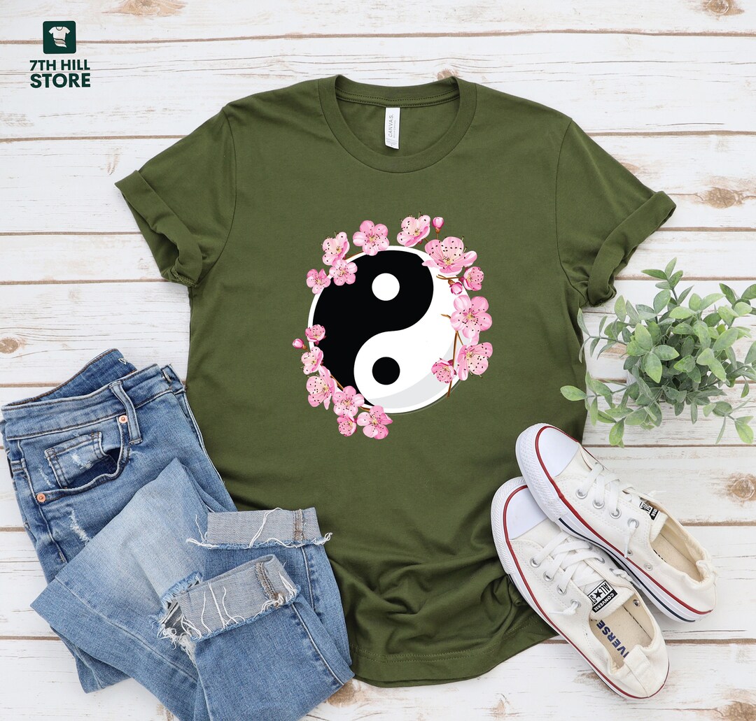 Yin Yang Shirt, Inspirational Shirt, Yin Yang Tshirt, Yin Yang Shirt ...