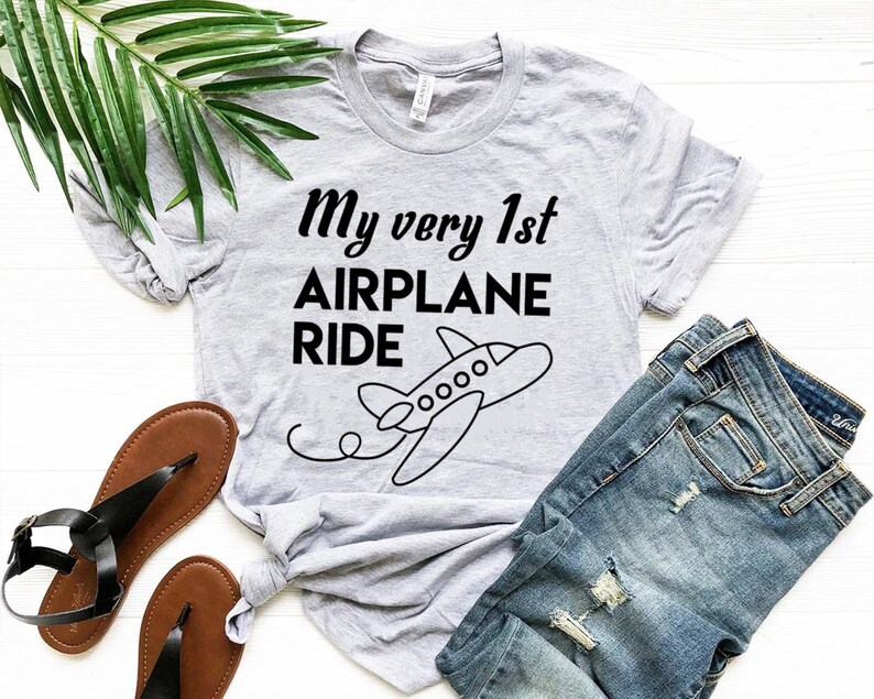 My Very First Airplane Ride Shirt First Time Flight Shirt - Etsy