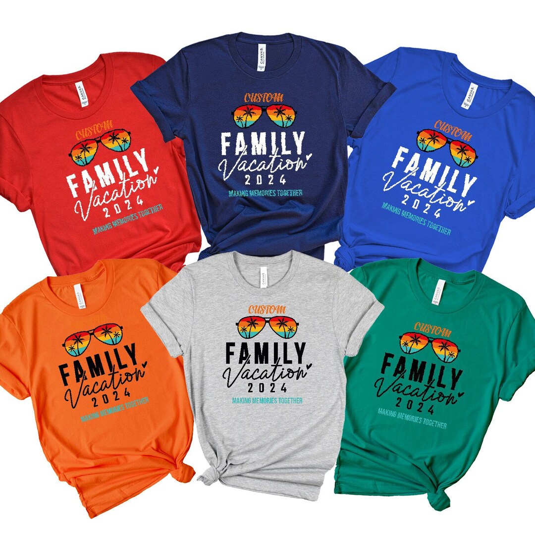 Custom Summer Shirt, Custom Family Vacation Shirts, Family Vacation ...