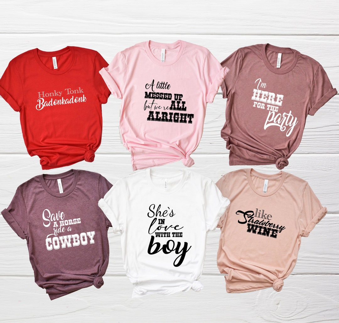 Custom Western Song Shirt, Personalized Country Music Shirt, Country ...