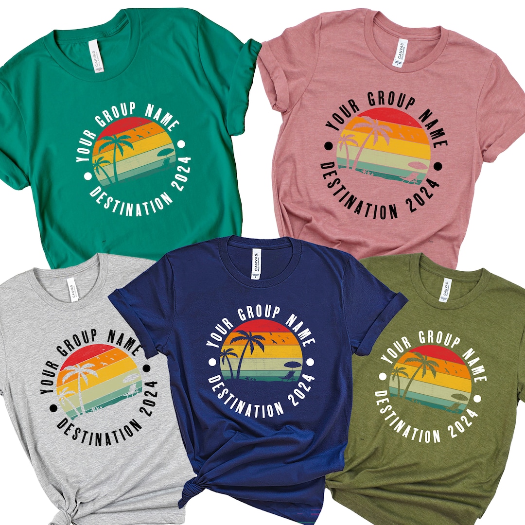 Custom Vacation Shirt, Custom Family Vacation Shirts, Friends Group ...