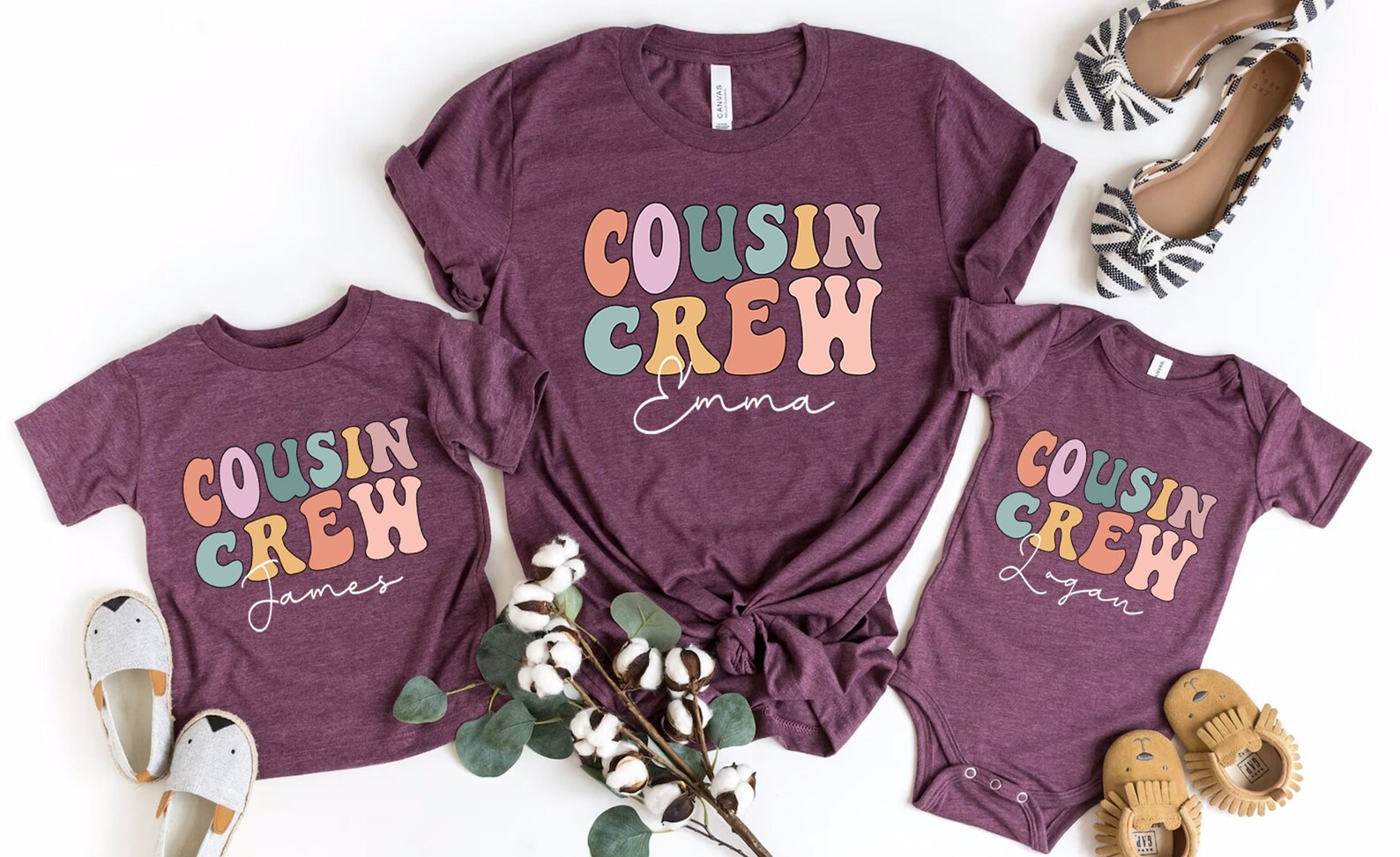 Cousin Crew Shirts for Kids, Big Cousin Shirts Matching Cousin Tshirt, New to the Crazy Cousin ...