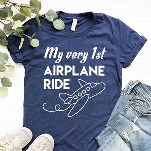 My Very First Airplane Ride Shirt, First Time Flight Shirt, Cute First ...