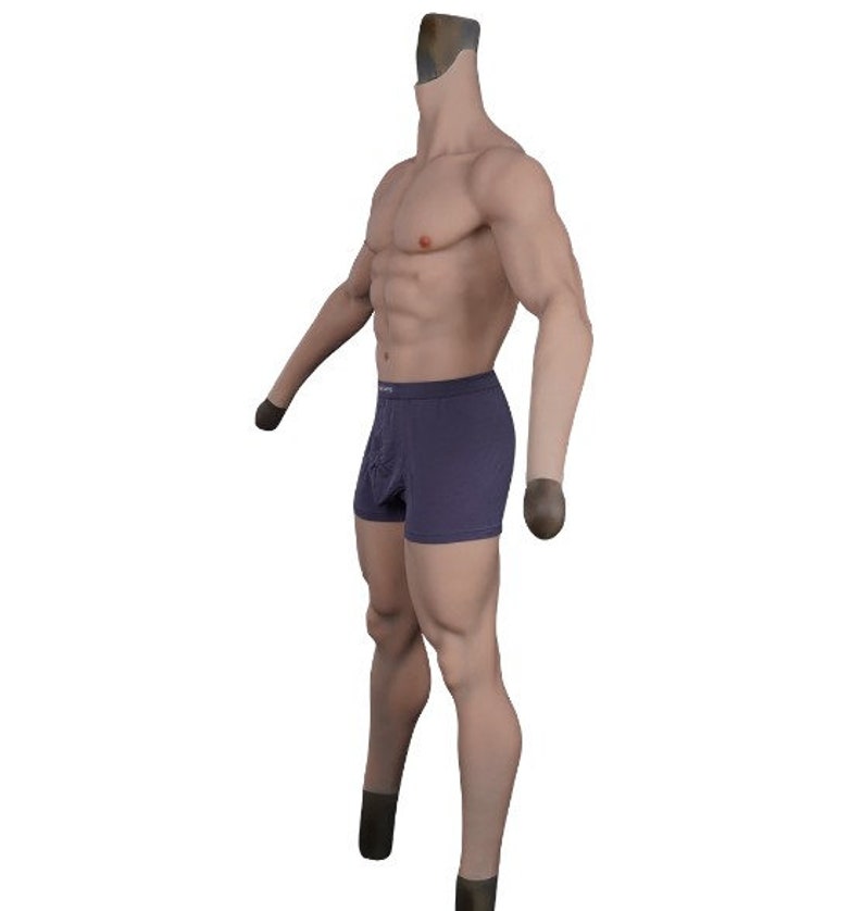 AwakenedYou Silicone Lean Muscle Male Body Suit / Silicona Prótesis ...