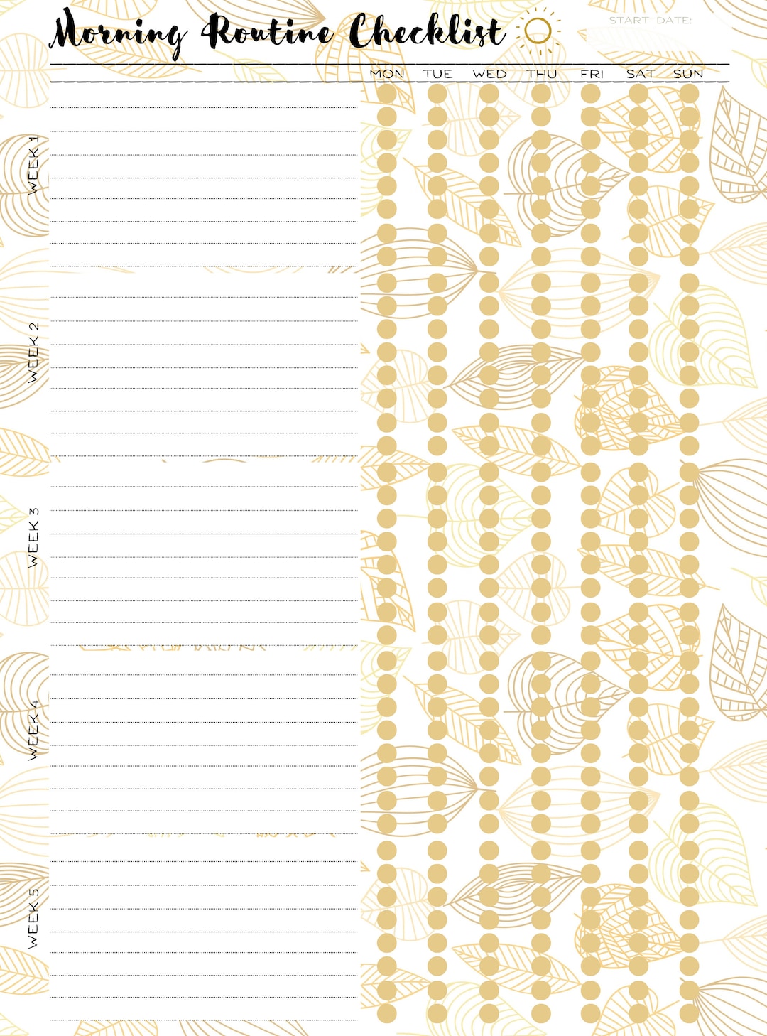 Morning Routine Kit Planner for Self Care, Productivity and Mindfulness ...