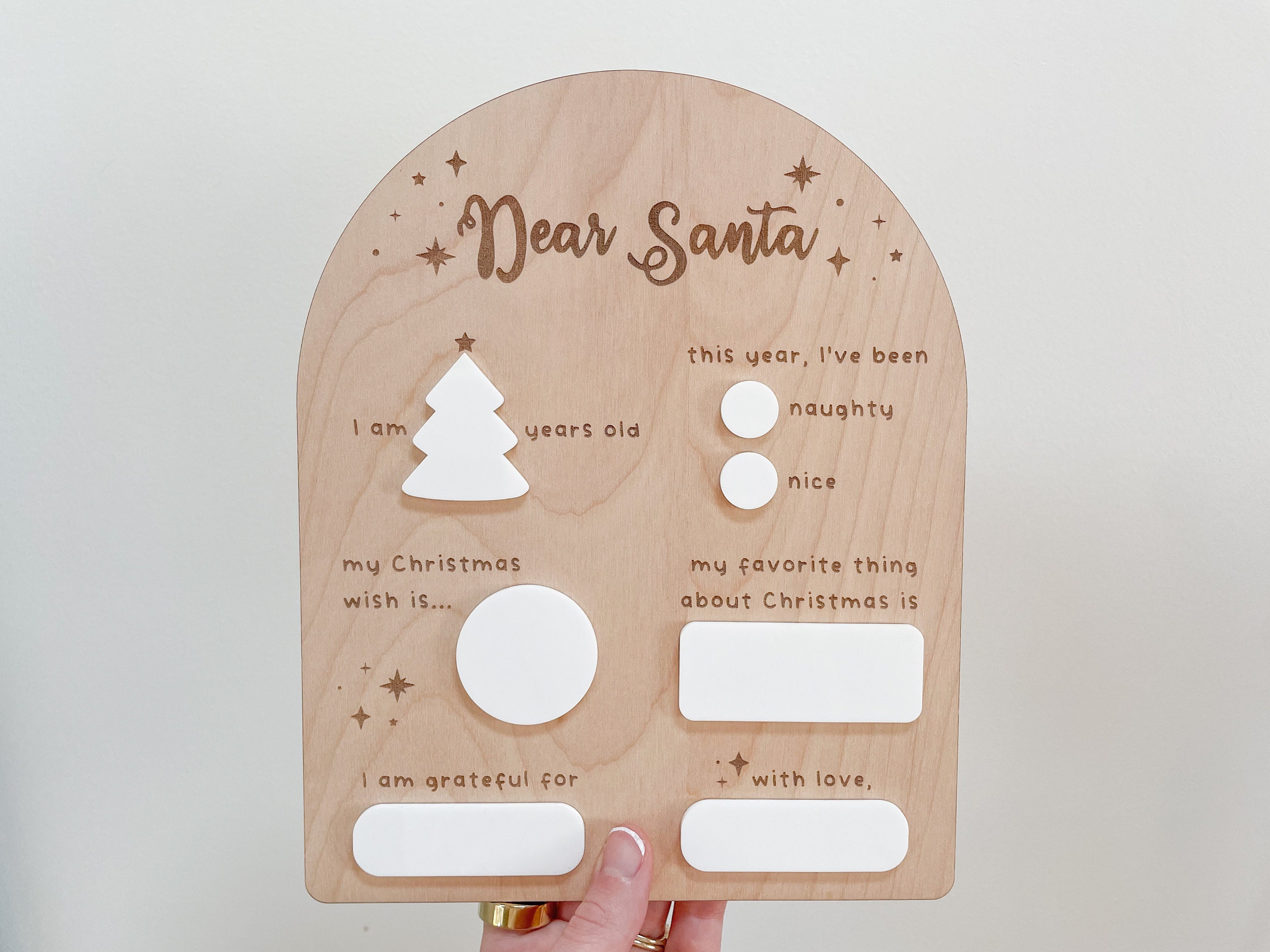 Dear Santa Sign SVG File Dry Erase Christmas Sign Dear Santa - Etsy ...