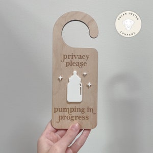 Pumping in Progress Door Hanger SVG Laser File Cut Digital File ...