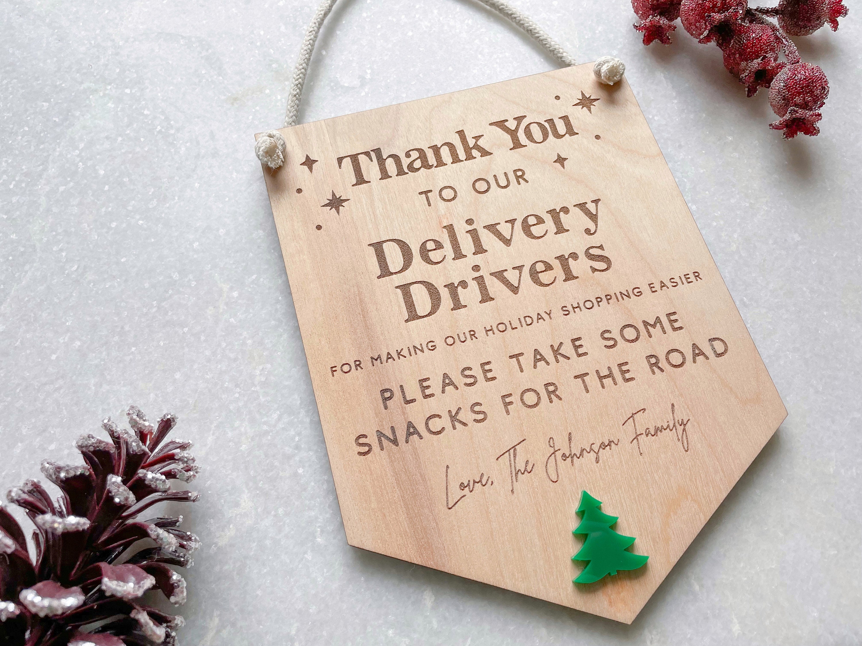 Delivery Driver Sign Svg Delivery Driver Snack Sign - Etsy