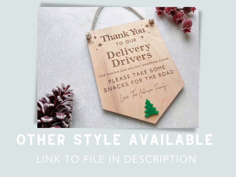 Delivery Driver Truck Sign SVG File Delivery Driver Snack - Etsy