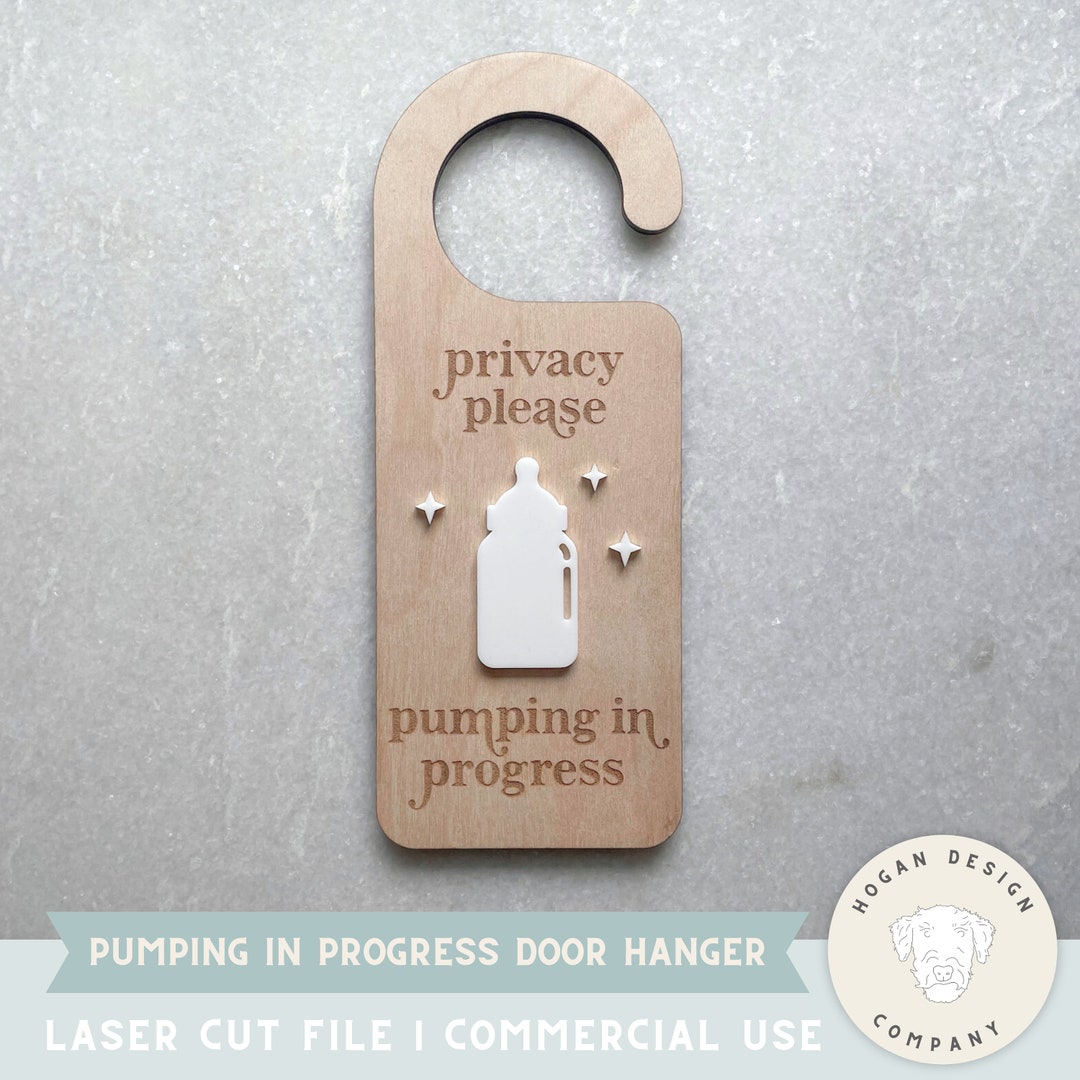 Pumping in Progress Door Hanger SVG Laser File Cut Digital File ...