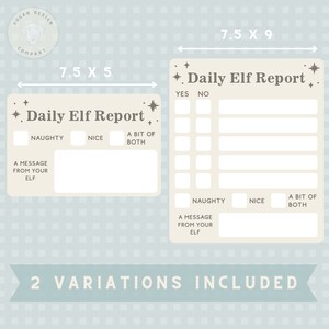 Dry Erase Daily Elf Report SVG File | Christmas Elf | Magical Elf ...