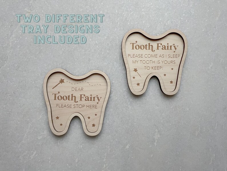 Tooth Fairy Tray Tooth Fairy Door Hanger SVG Laser File Cut - Etsy