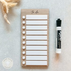 Dry Erase to Do List Sign SVG Laser File Cut Digital File | Dry Erase ...