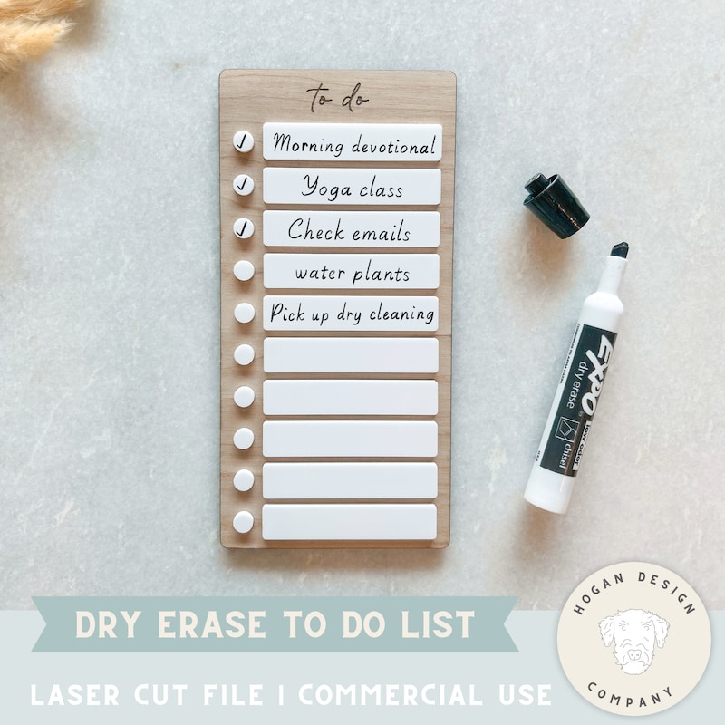 Erasable to Do List - Etsy