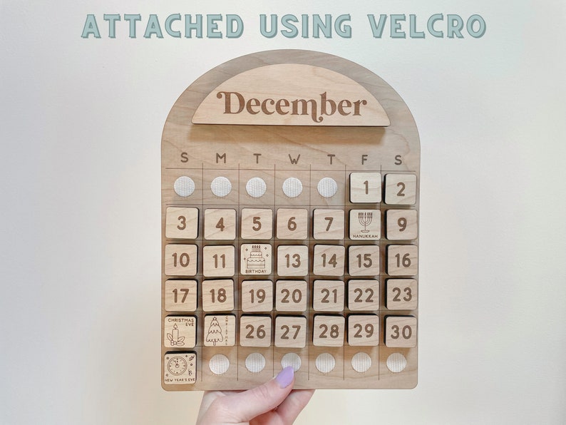 Calendar SVG Laser File Cut Digital File for Glowforge Kids - Etsy