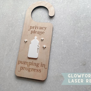 Pumping in Progress Door Hanger SVG Laser File Cut Digital File ...