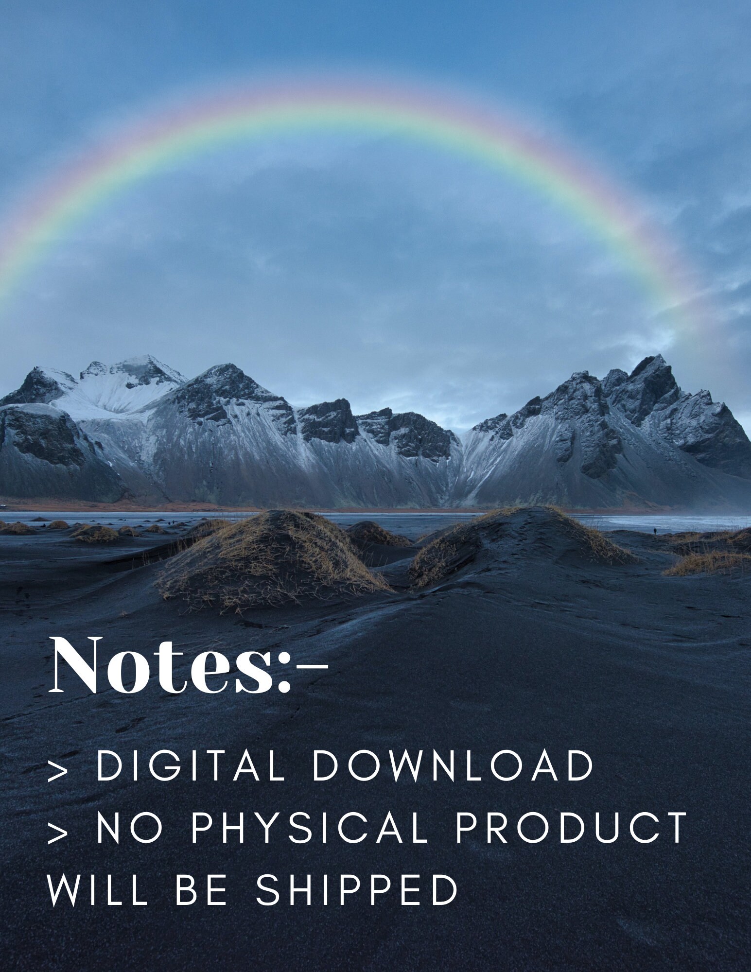 Printable Rainbow Calendar, Digital Download, Blank Monthly Calendar ...