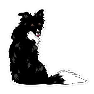Border Collie Sticker Border Collie Decal for Dog Lover Sticker Border ...