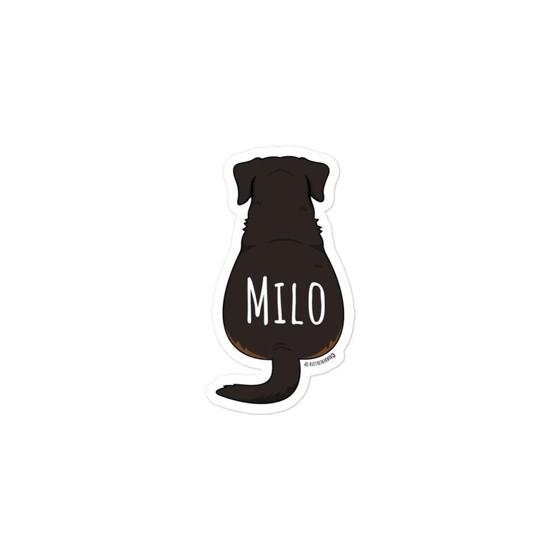 Rottweiler Sticker Personalized Rottweiler Lover Gift Dog Laptop ...