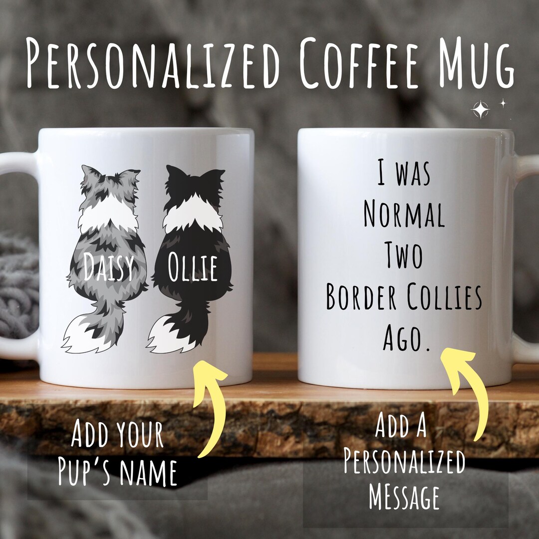 Personalized Border Collie Mug Unique Border Collie Gift Custom Border ...