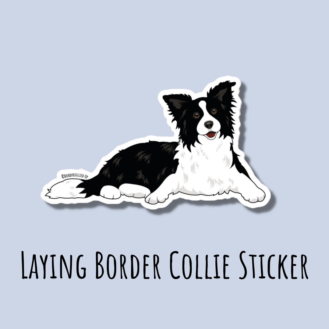 Border Collie Sticker for Border Collie Lover Waterproof Decal for ...