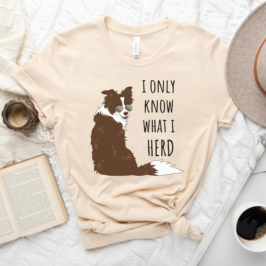 Border Collie Shirt Border Collie Lover T-shirt for Red Border Collie ...