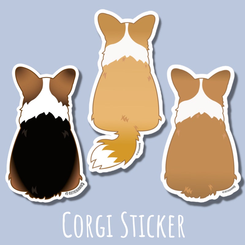 Corgi Decal - Etsy