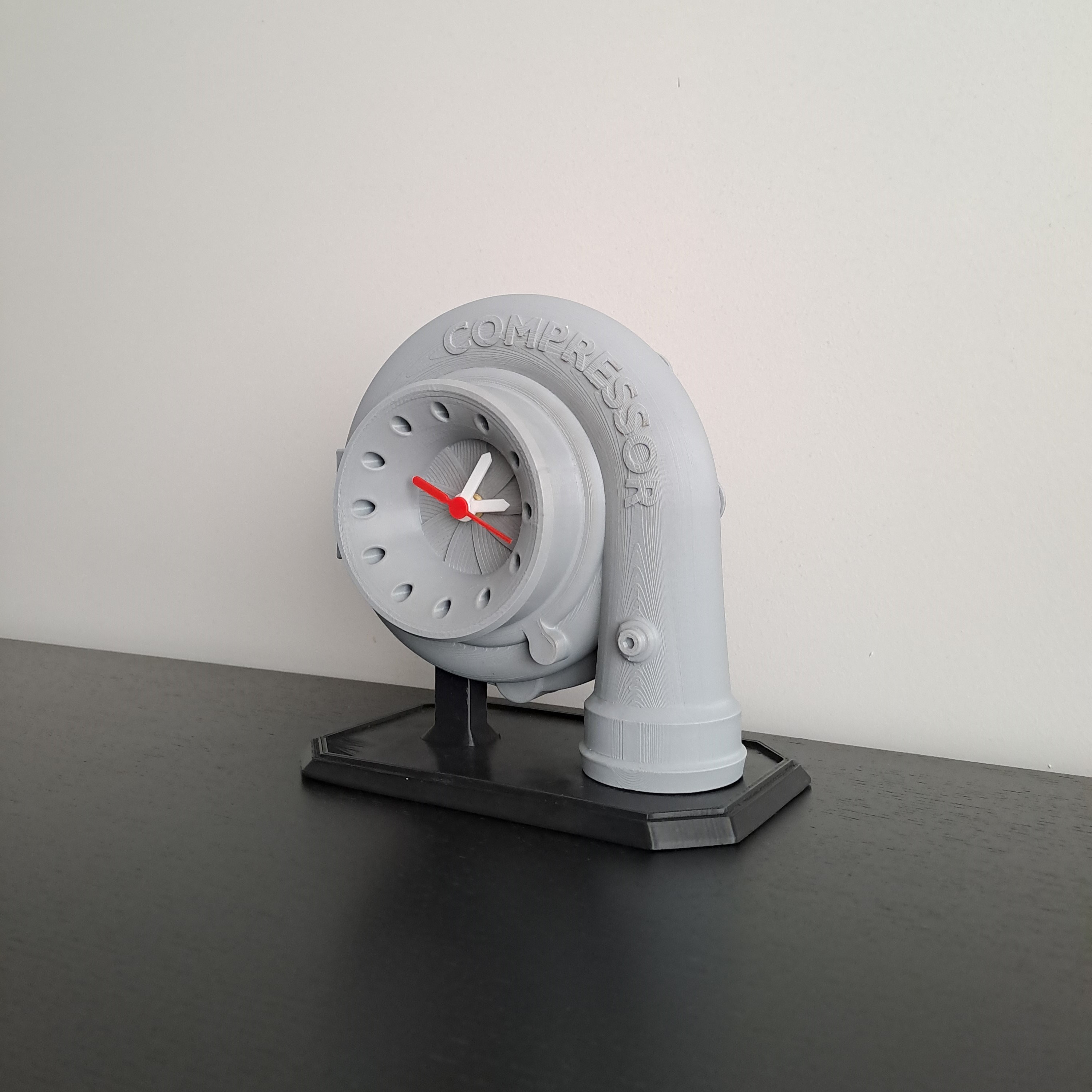 3D Printed Turbocharger Clock: A Fusion of Art and Precision ...