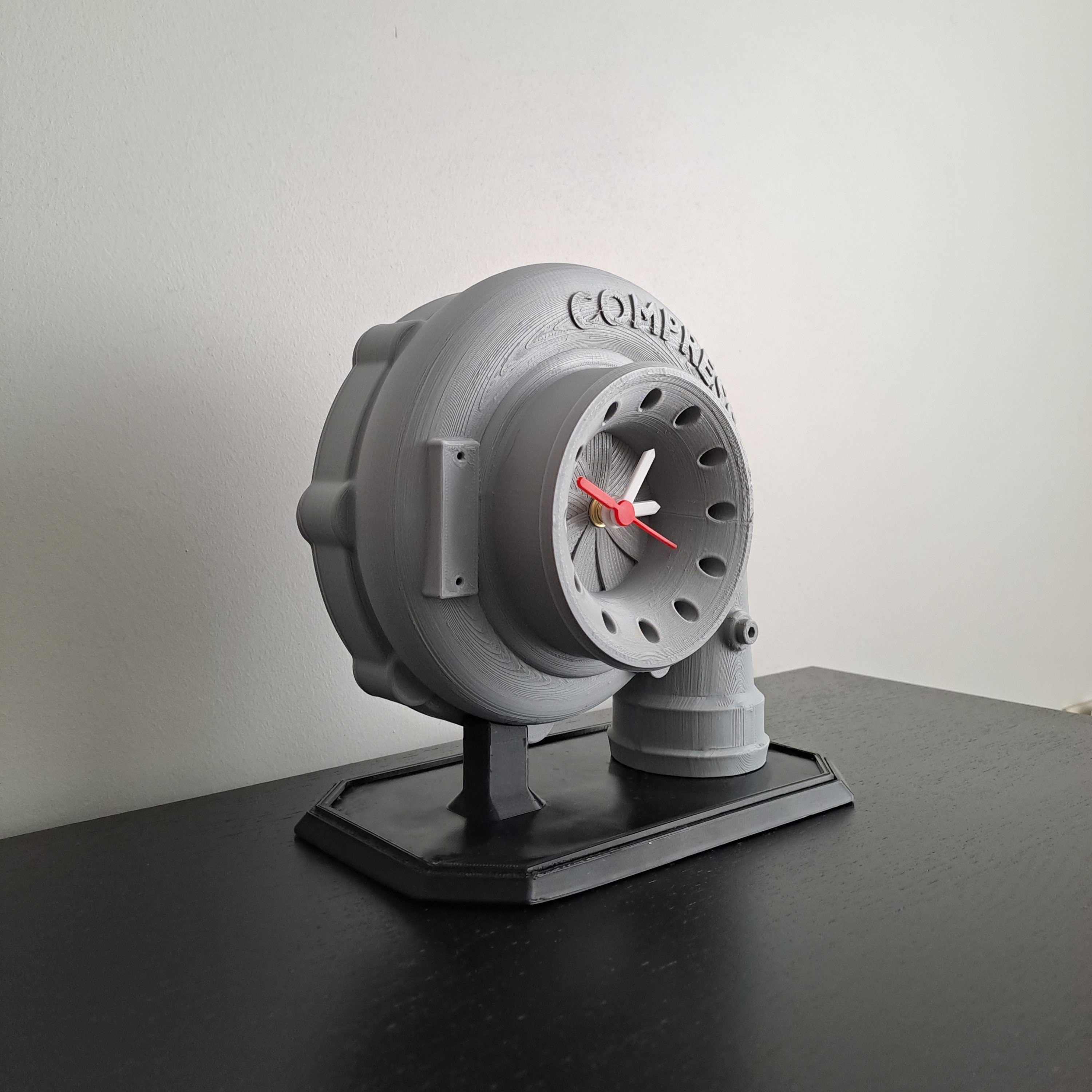 3D Printed Turbocharger Clock: A Fusion of Art and Precision ...