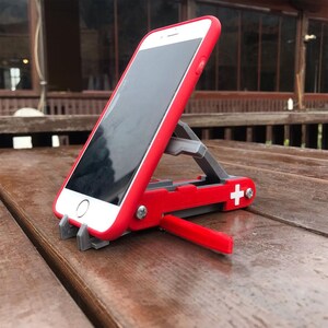 Phone Holder in the Form of Victorinox Knife / Made From Organic PLA ...
