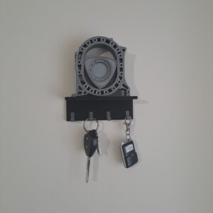Wankell Rotary Engine Key Holder / Made From Organic PLA Plastic / 3D ...